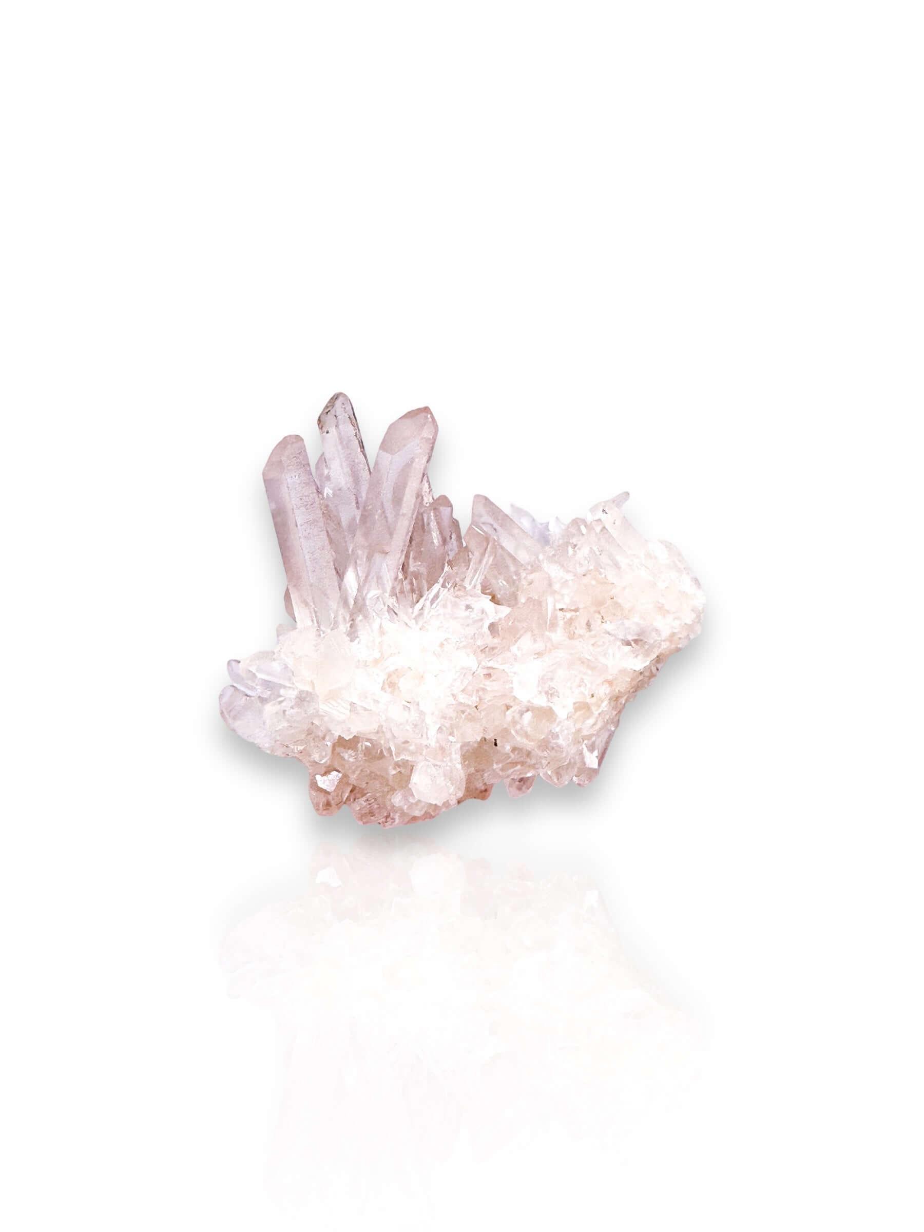 Pink Himalayan Quartz Crystal Cluster – KUSHROX Crystal Gallery